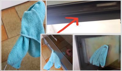 Comment nettoyer la porte du four entre les 2 vitres sans démonter